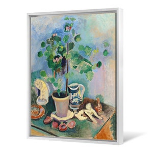 Henri Matisse,still Life With Geranium,flowerpot Flower,canvas Print ...