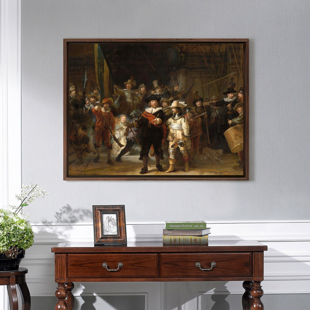 Rembrandt Harmensz Van Rijn, the Night Watch,canvas Print,canvas Art ...