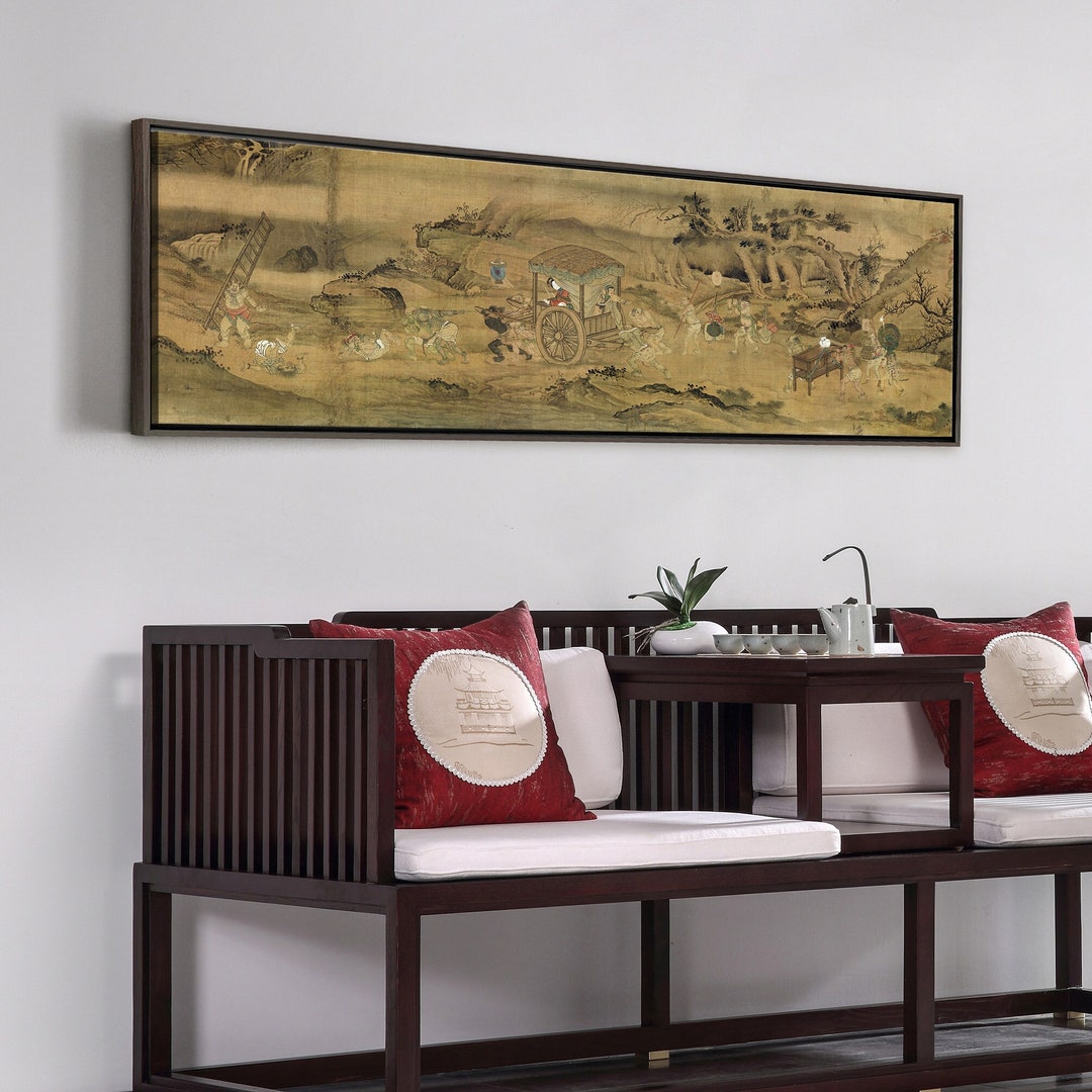 Gong Kai,zhong Kui Moves House 2,chinese Painting,bedroom Wall Art ...