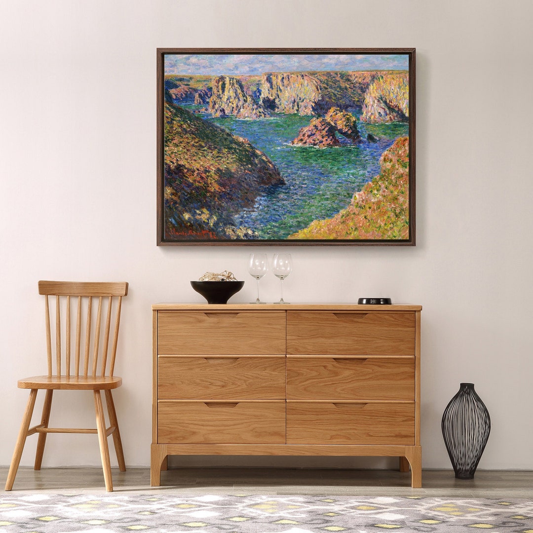 Claude Monet,port-domois, Belle-isle,large Wall Art,framed Wall Art ...