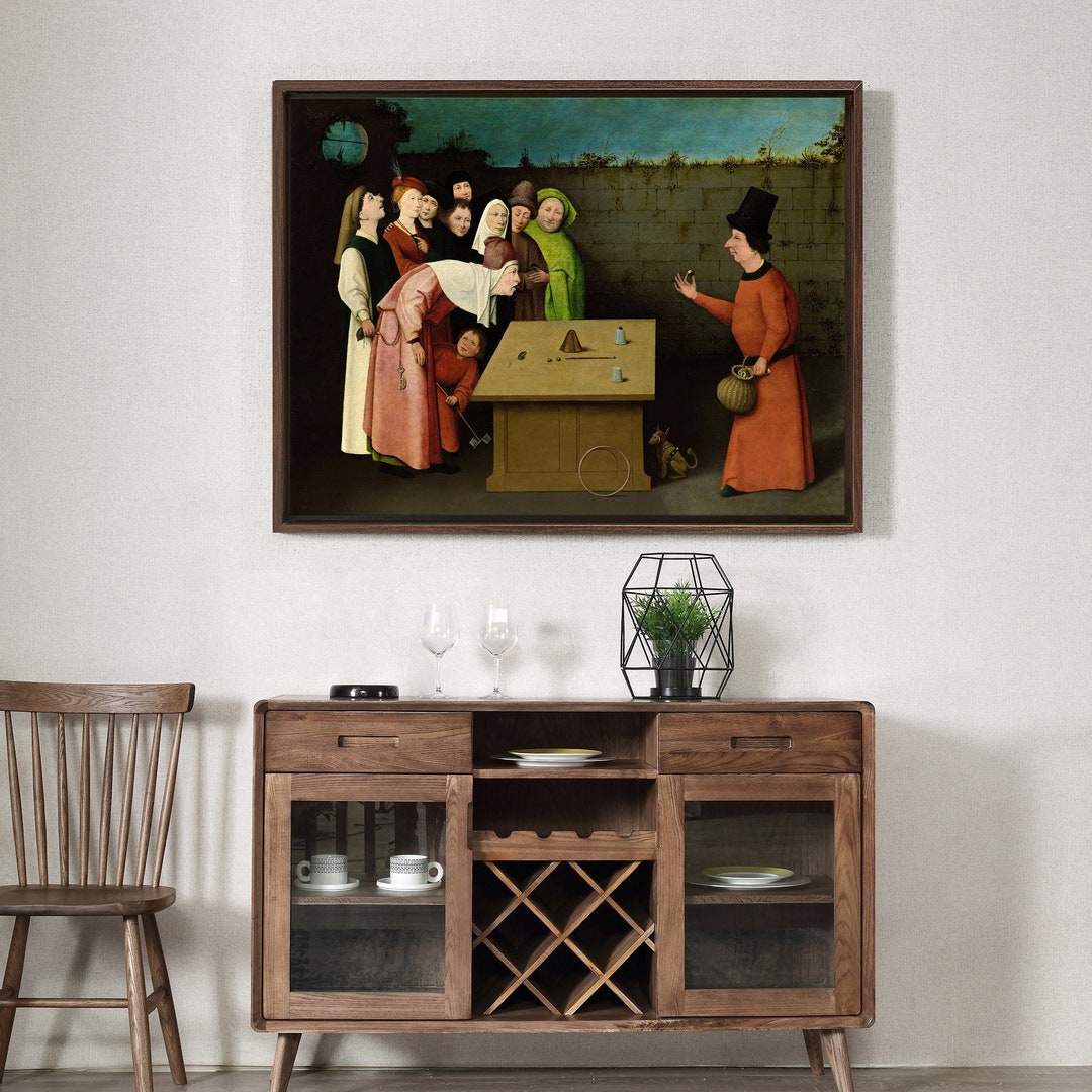 Hieronymus Bosch,the Conjurer,canvas Print,canvas Art,canvas Wall Art ...
