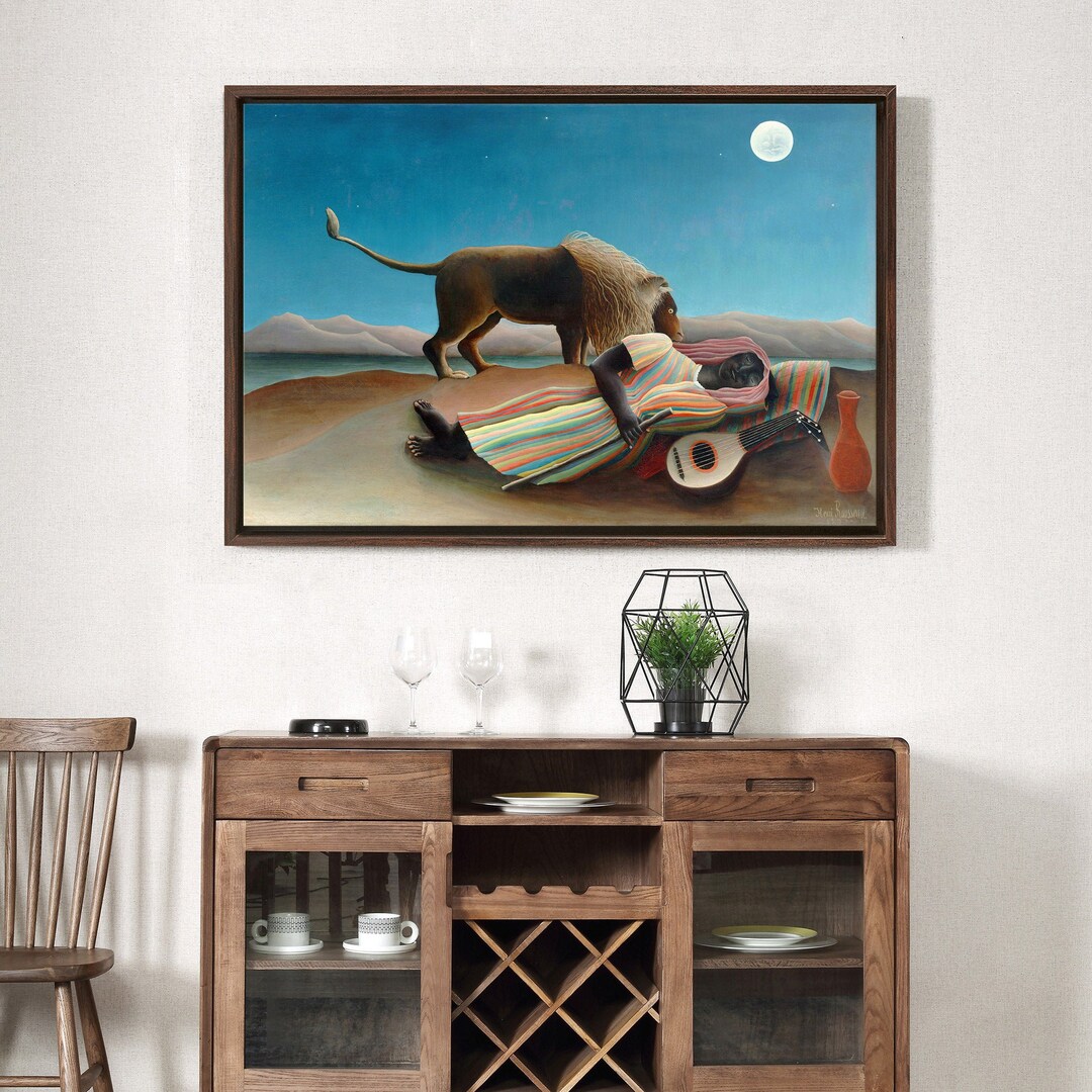 Henri Rousseau,the Sleeping Gypsy,canvas Print,canvas Art,canvas Wall ...
