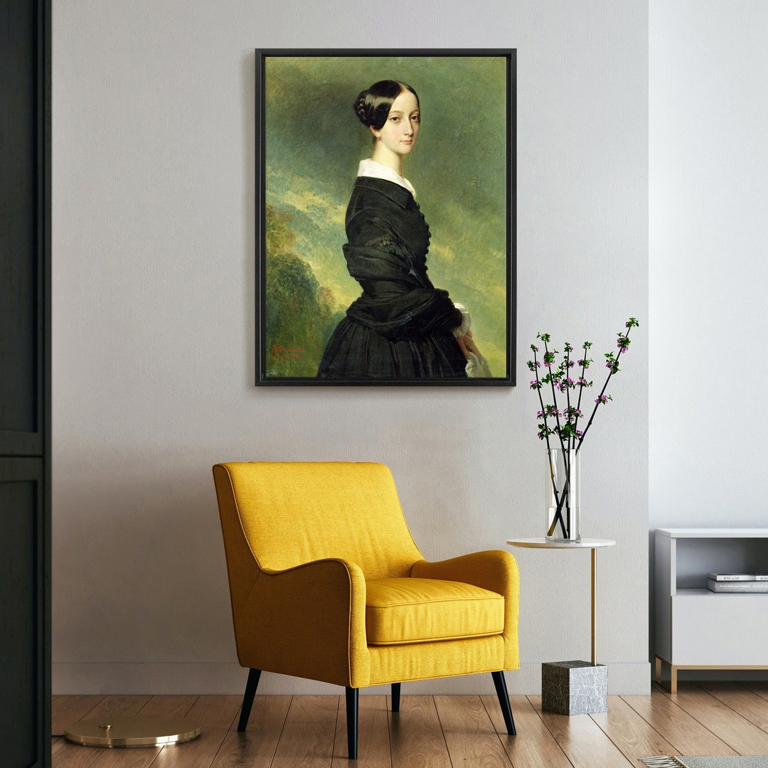 Franz Xaver Winterhalter,portrait of Francisca Caroline De Braganca ...