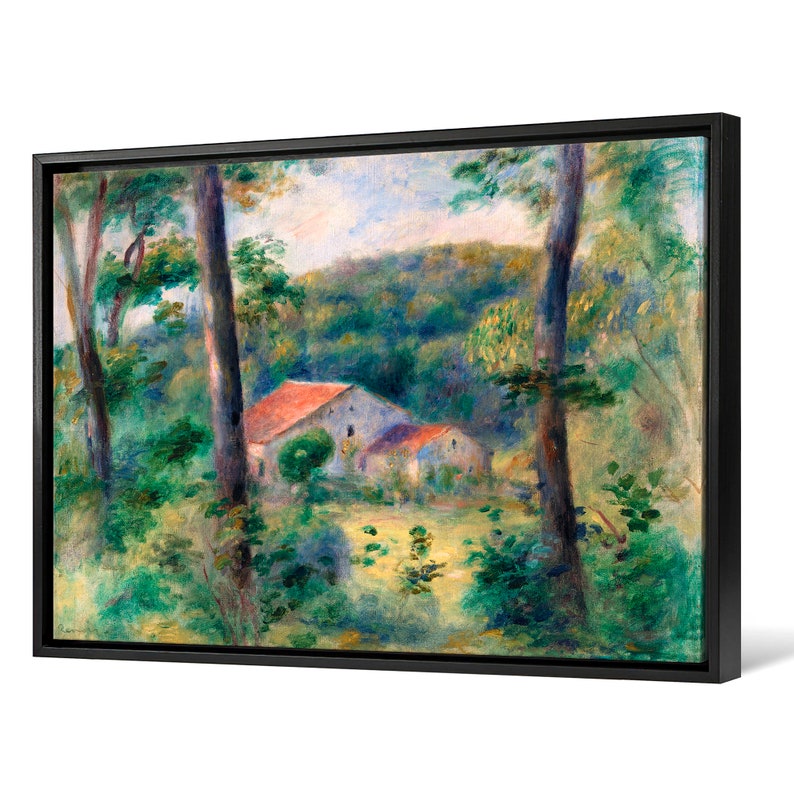 Pierre-auguste Renoir, Surroundings of Briey, Forest House,canvas Print ...