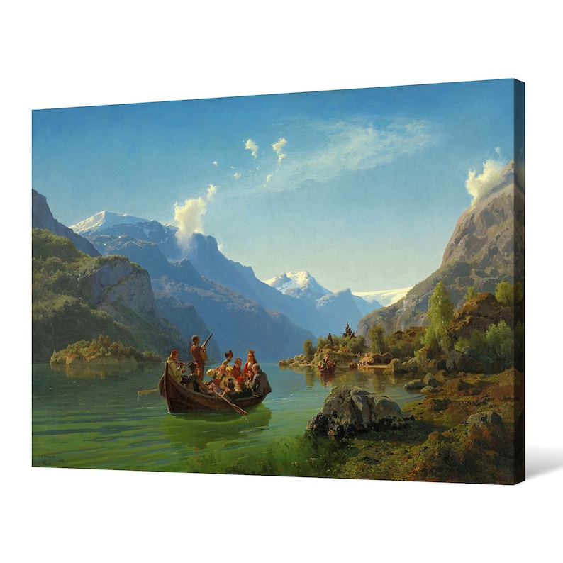 Adolph Tidemand and Hans Gudebridal Procession on the - Etsy