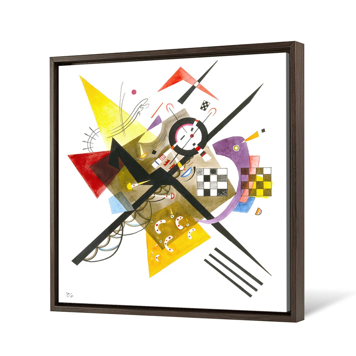 Wassily Kandinsky, Study for Auf Weiss Ii,canvas Print,canvas Art ...