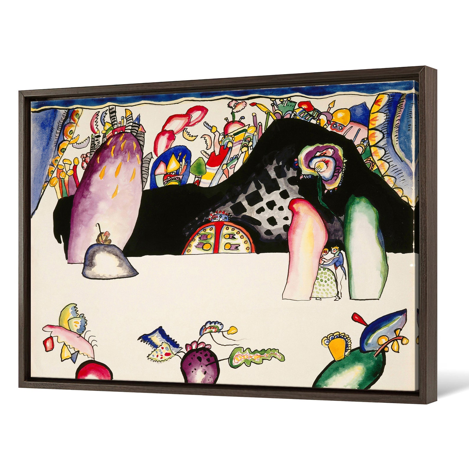 Wassily Kandinsky,watercolor for Violet,modern Abstract Art,canvas ...