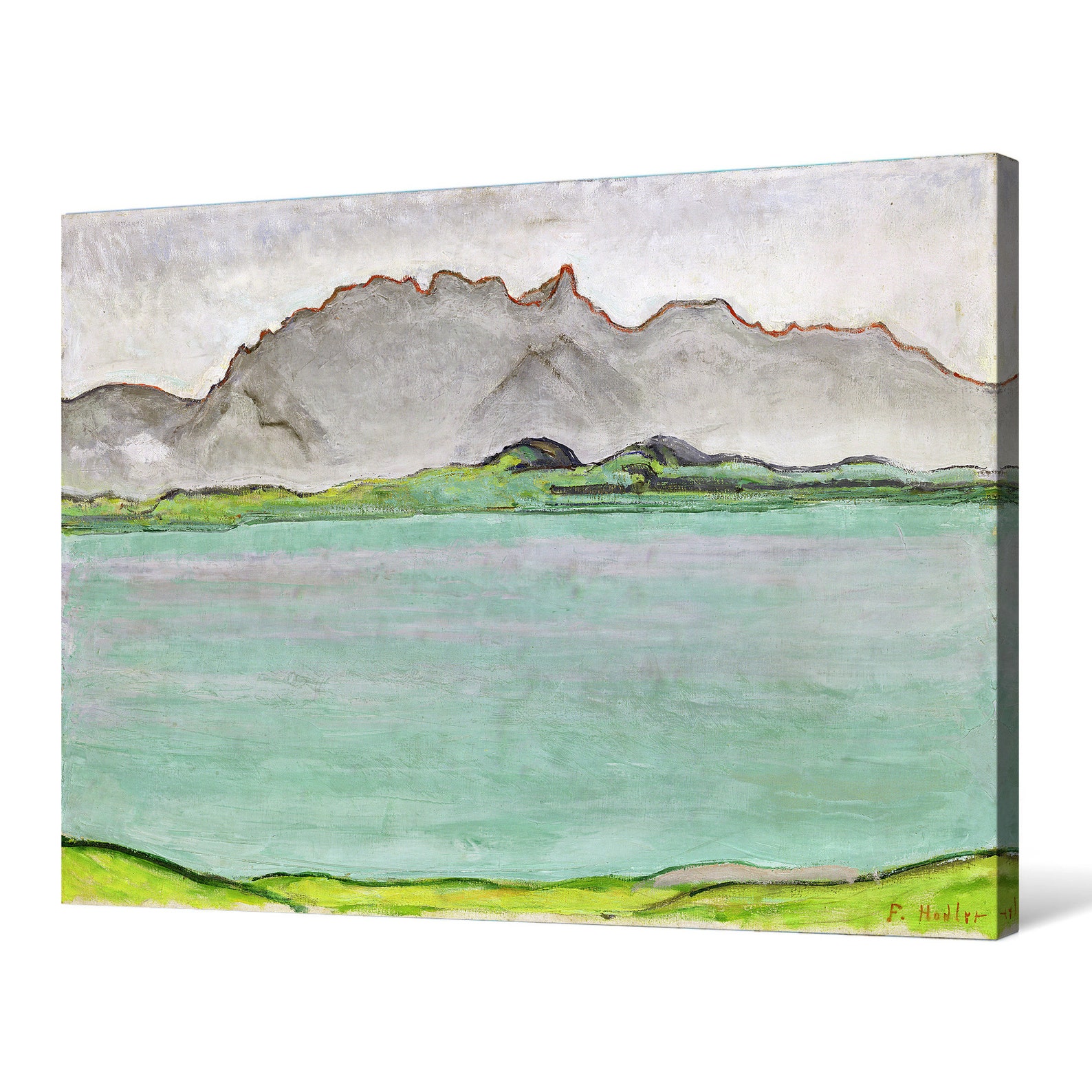 Ferdinand Hodler,the Stockhorn Mountains and Lake Thun, 1911,large Wall ...
