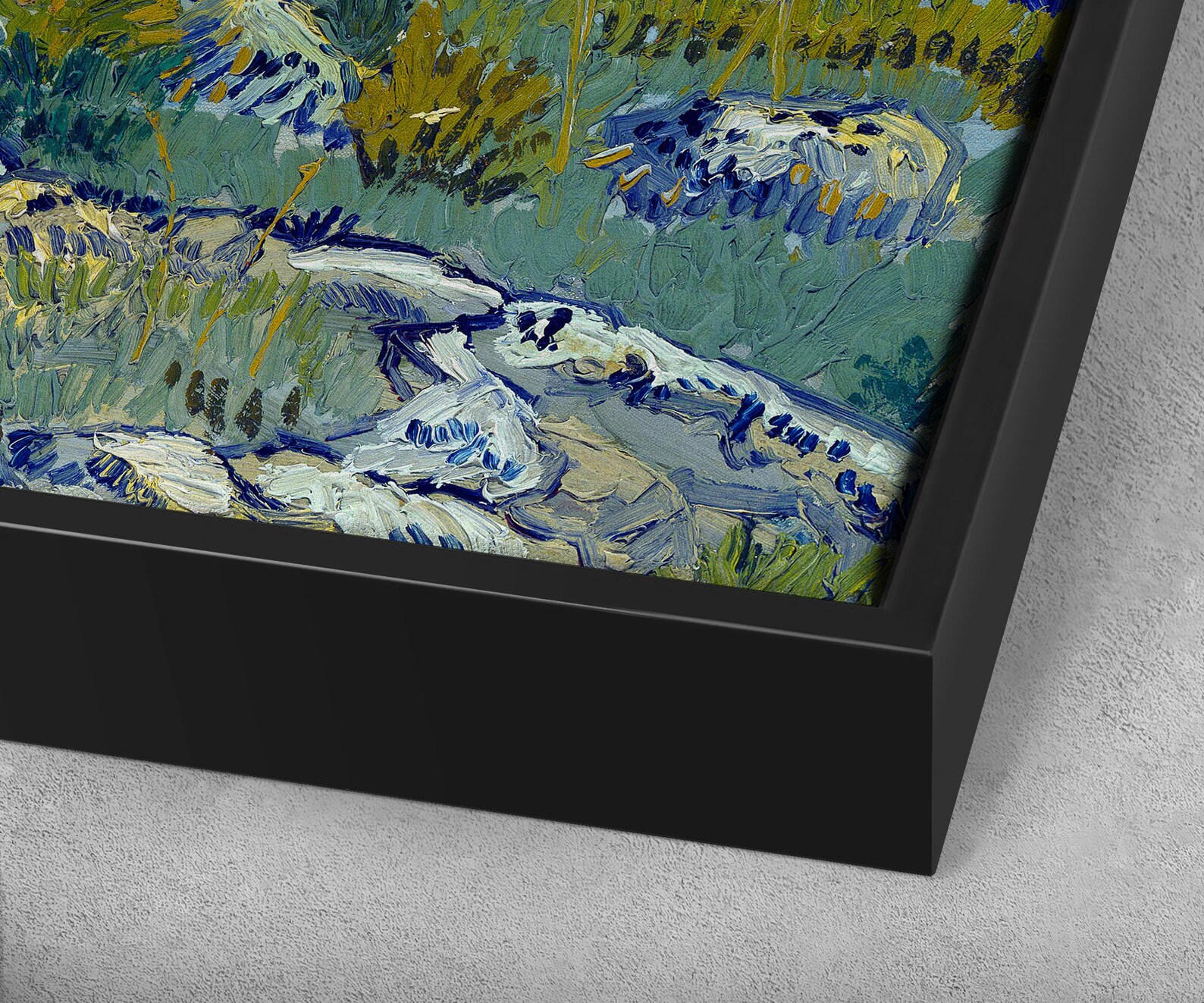 Vincent Van Gogh,the Rocks,a Tree on the Rock,canvas Print,canvas Art ...