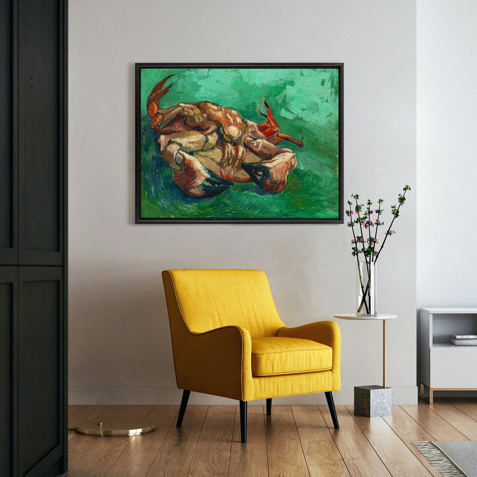 Vincent Van Gogh,a Crab on Its Back,crab Still Life Art,canvas Print ...