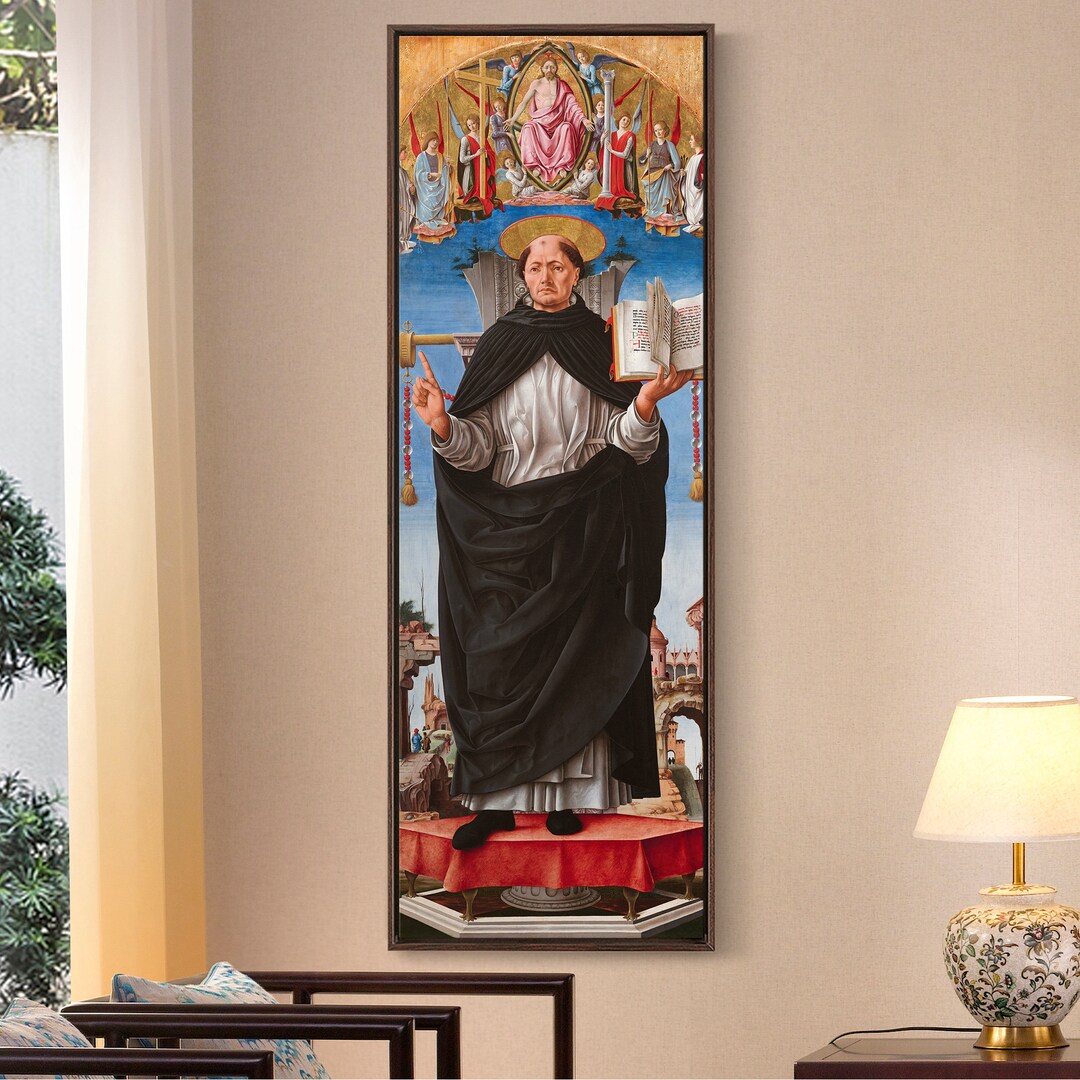 Francesco Del Cossa,griffoni Polyptych,saint Vincent Ferrer,vertical ...