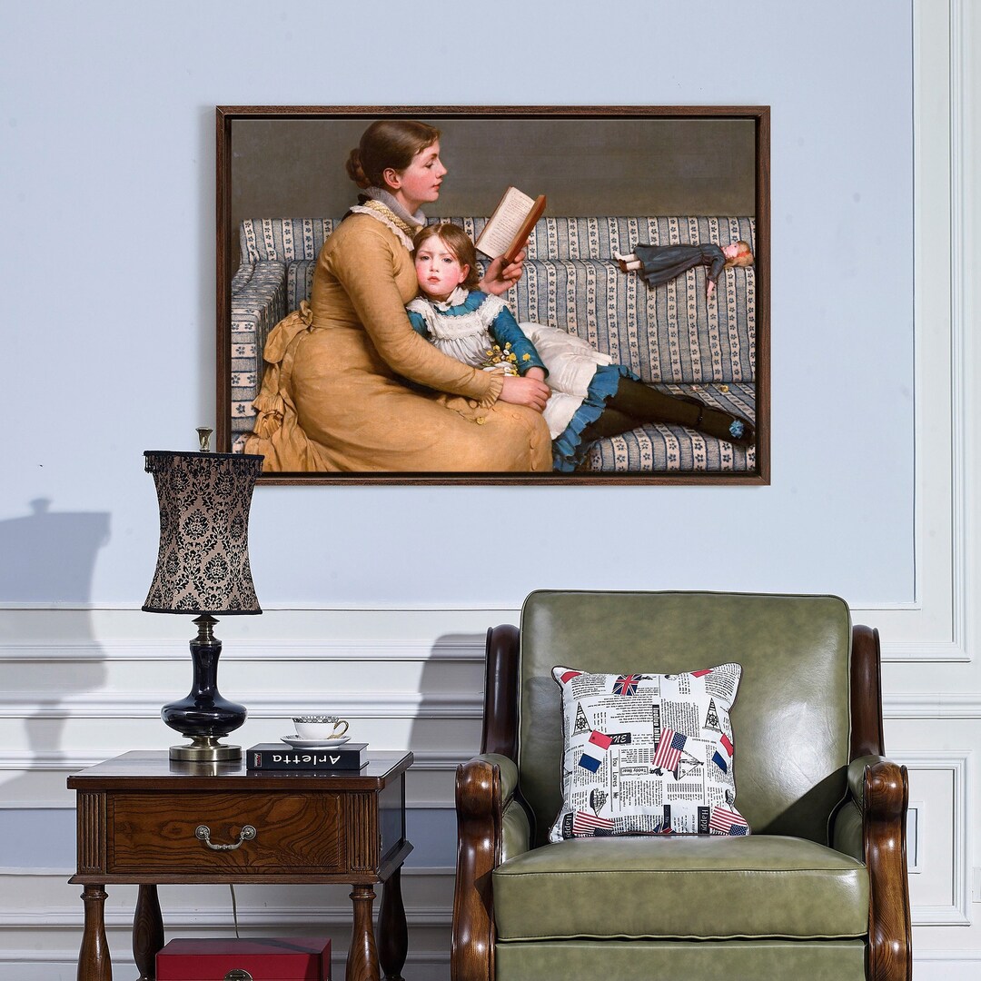 George Dunlop Leslie,alice in Wonderland,large Wall Art,framed Wall Art ...