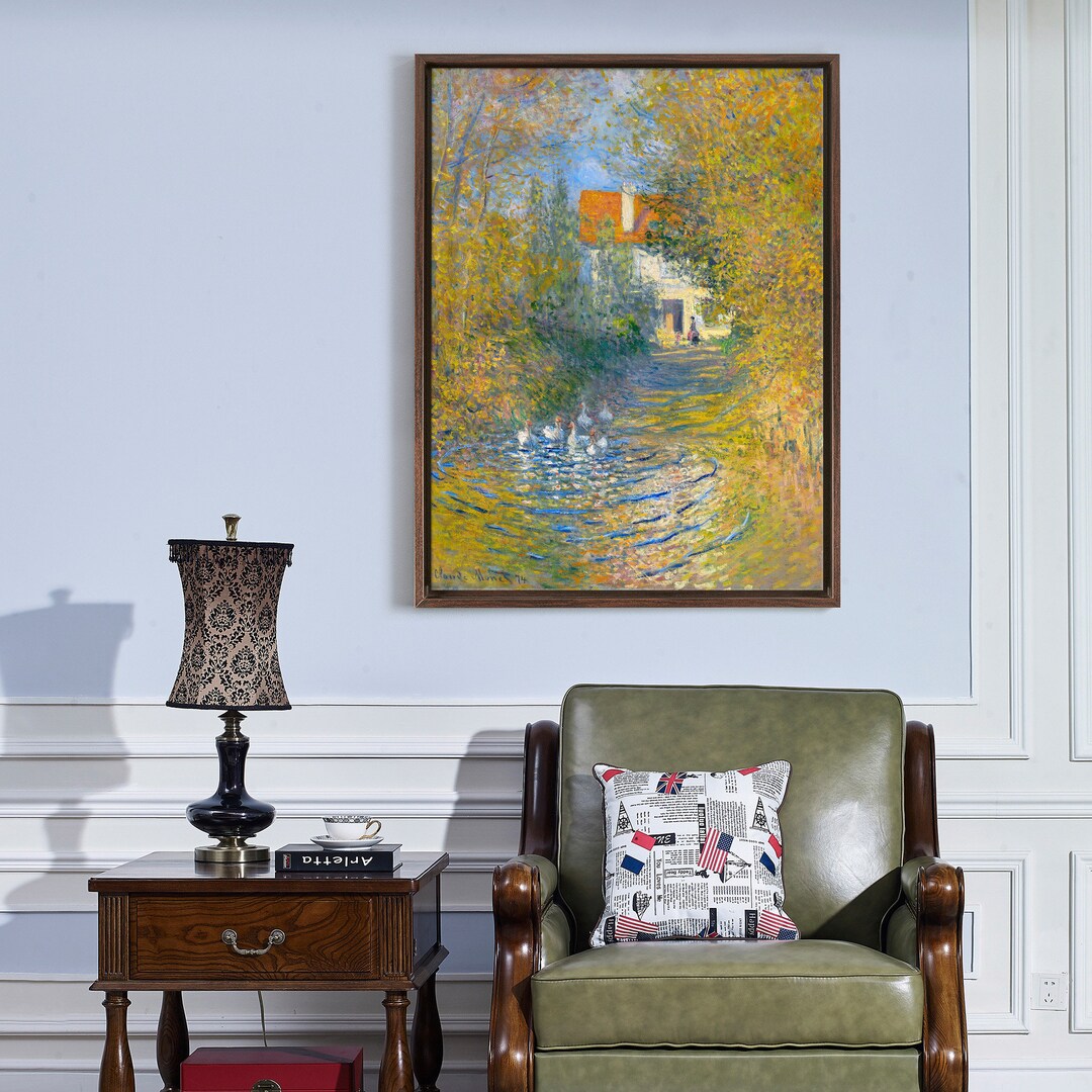 Claude Monet,the Geese,duck in the Pond,canvas Print,canvas Art,canvas ...