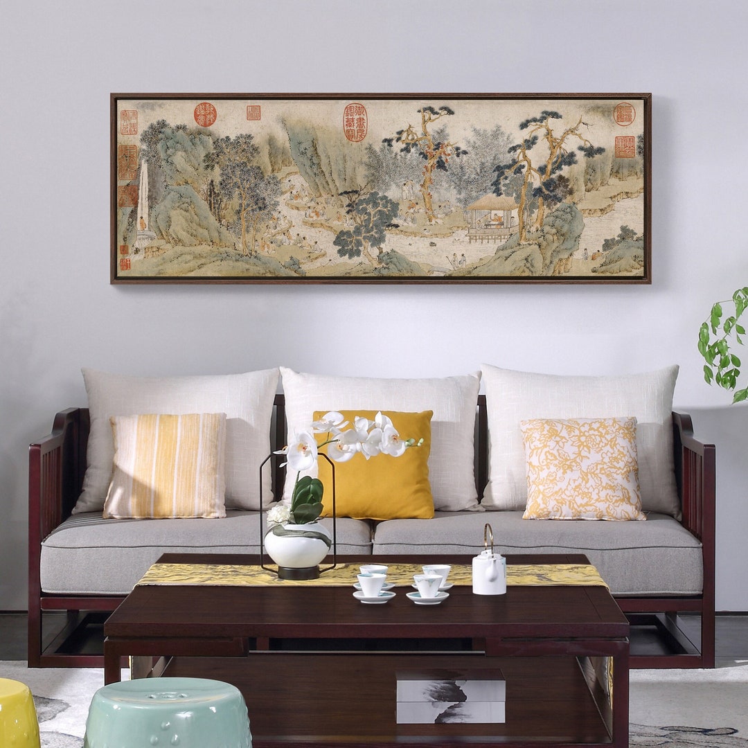 Wen Zheng Ming,orchid Pavilion Gathering,chinese Painting,bedroom Wall ...