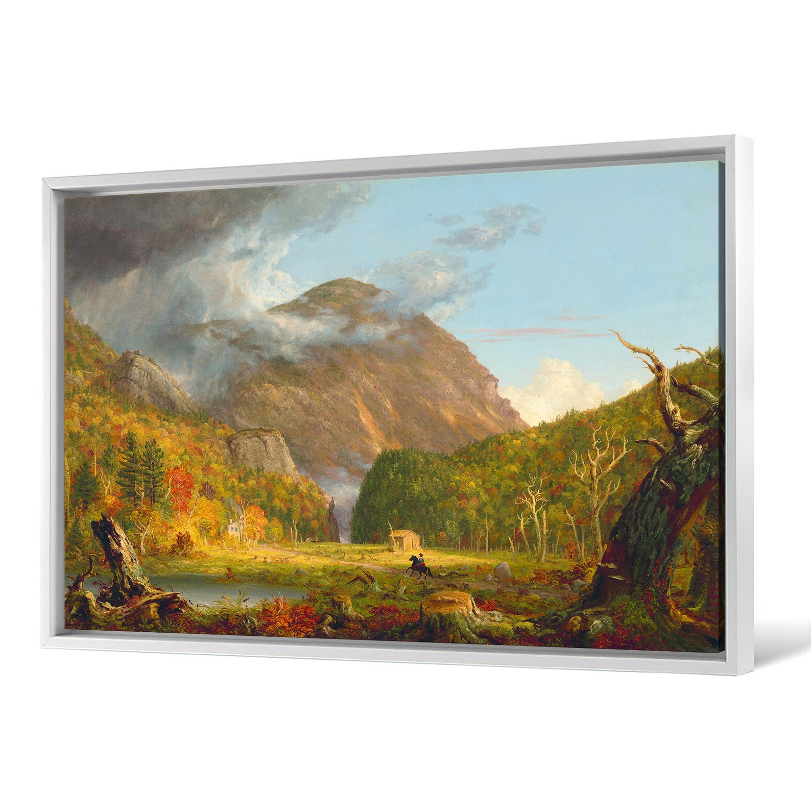 Thomas Cole,a View of the Mountain Pass Called the Notch of the White ...