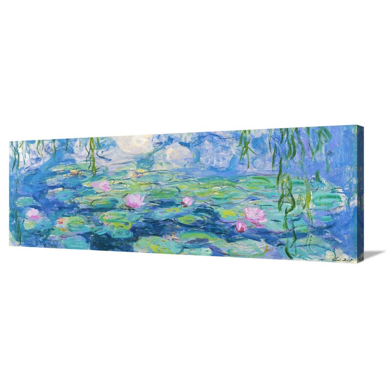 Extra Large Canvas Wall Art,panoramic Wall Art,claude Monet Wall Art ...