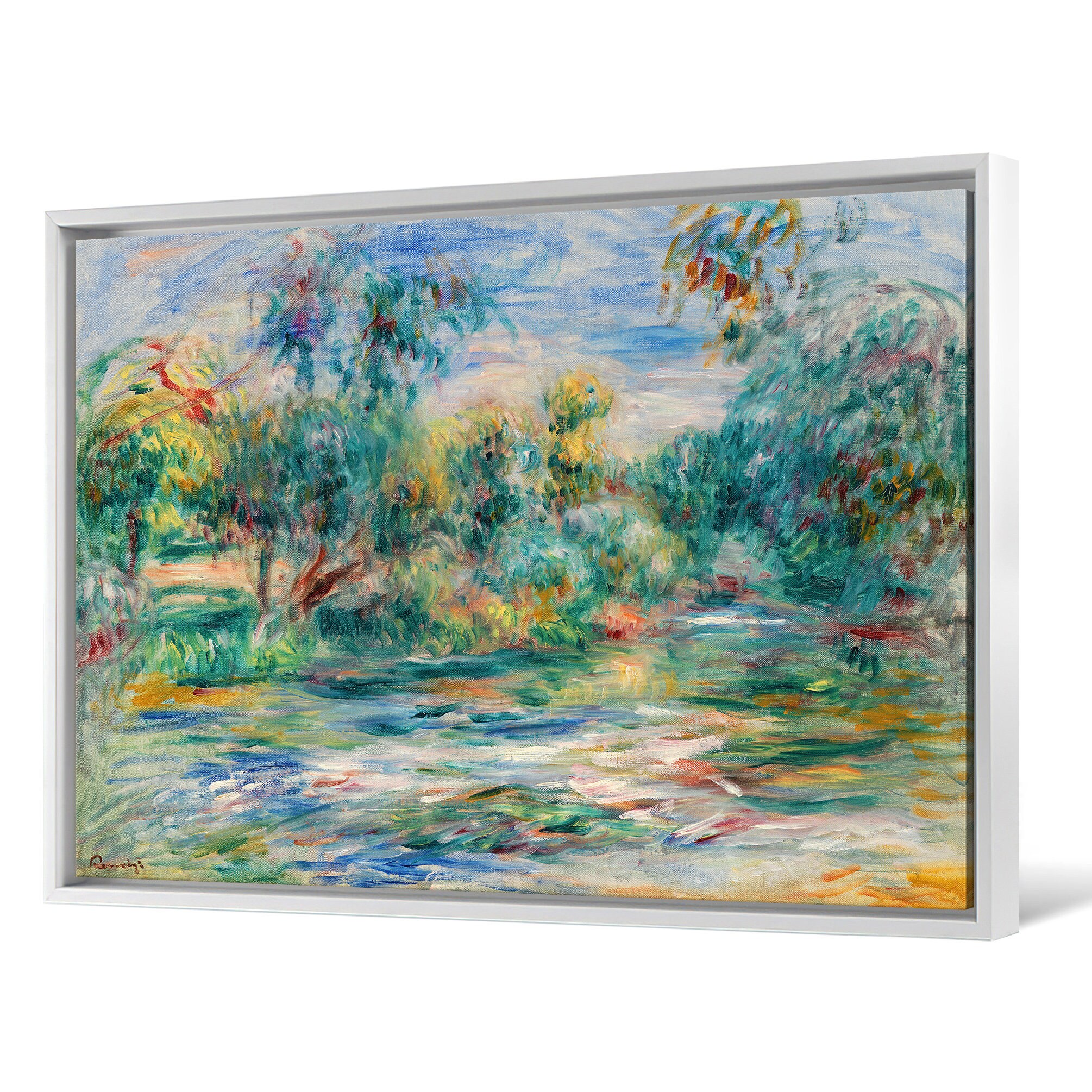 Pierre-auguste Renoir,landscape,green Forest Scenery,canvas Print ...
