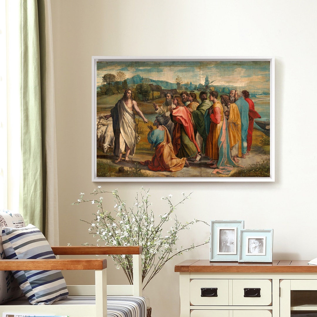 Raphael,christ's Charge to Peter,large Wall Art,framed Wall Art,canvas ...
