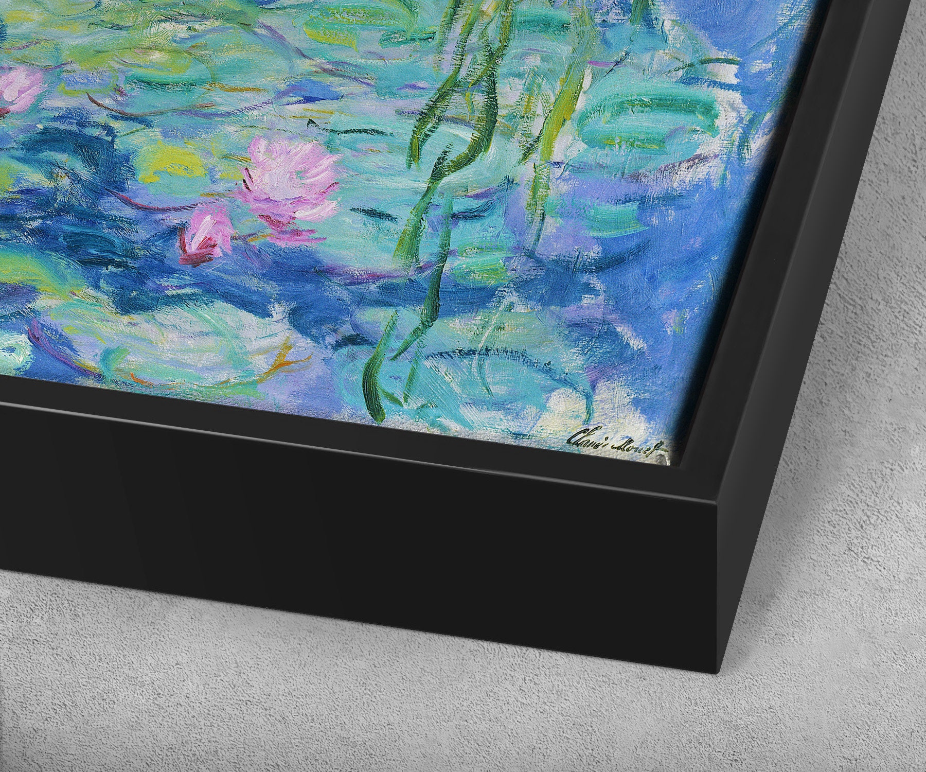 Claude MonetWaterliliesWillow water lily pondcanvas | Etsy