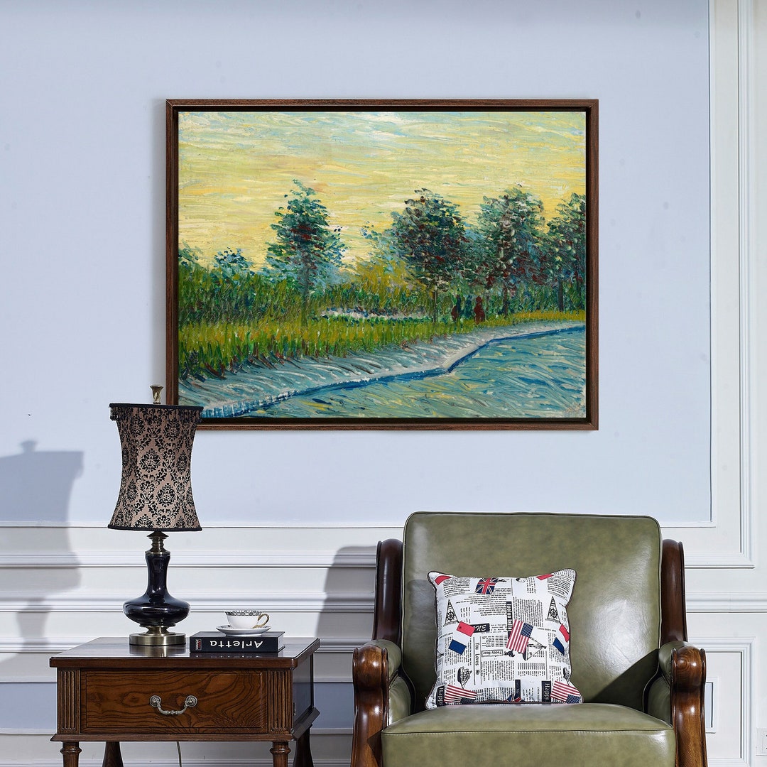 Vincent Van Gogh,square Saint-pierre at Sunset,large Wall Art,framed ...