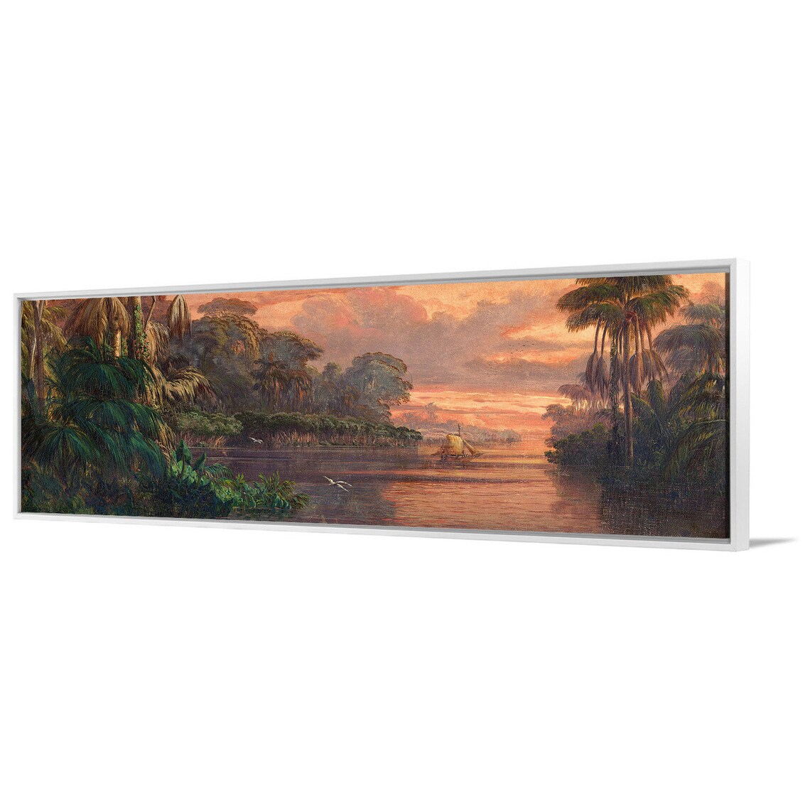 Amazon River Landscapetropical Jungle Landscapecanvas - Etsy