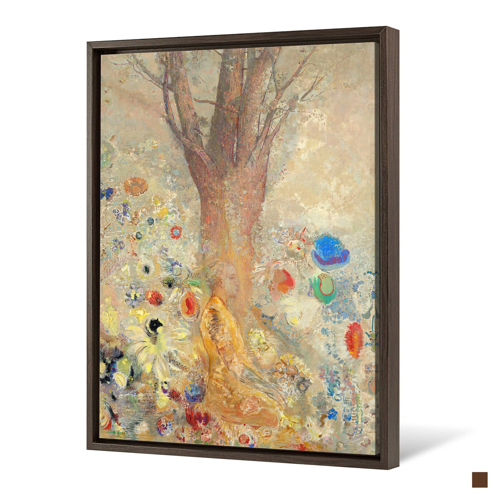 Odilon Redon ,the Buddha,buddha Under the Tree,canvas Print,canvas Art ...