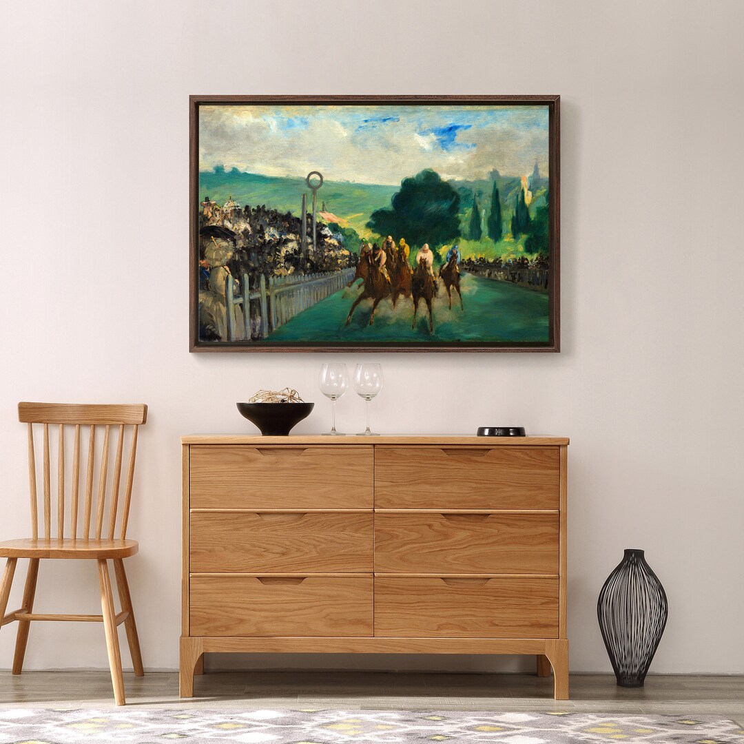 Edouard Manet,the Races at Longchamp,race Art,canvas Print,canvas Art ...
