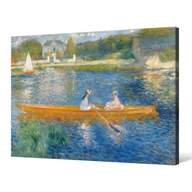 Auguste Renoir, the Skiff, La Yole,rowing on the River,canvas Print ...