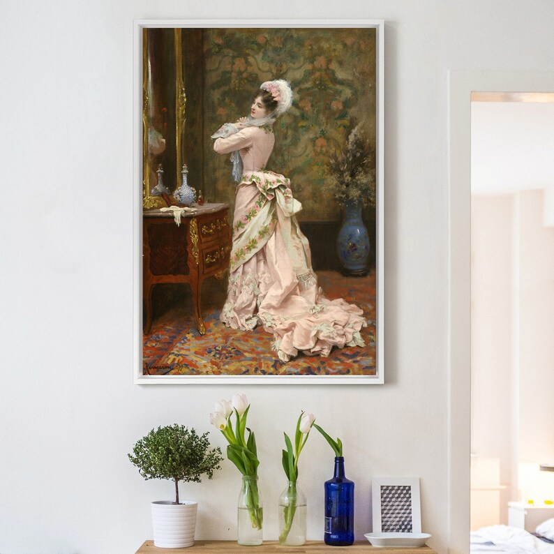 Rougeron Jules Jamestoilettewoman Dressing up in the - Etsy