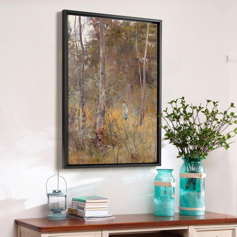 Frederick Mccubbin,lost,autumn Forest Scenery,canvas Print,canvas Art ...