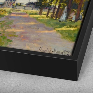 Claude Monet,red Boats at Argenteuil,riverside Scenery,canvas Print ...