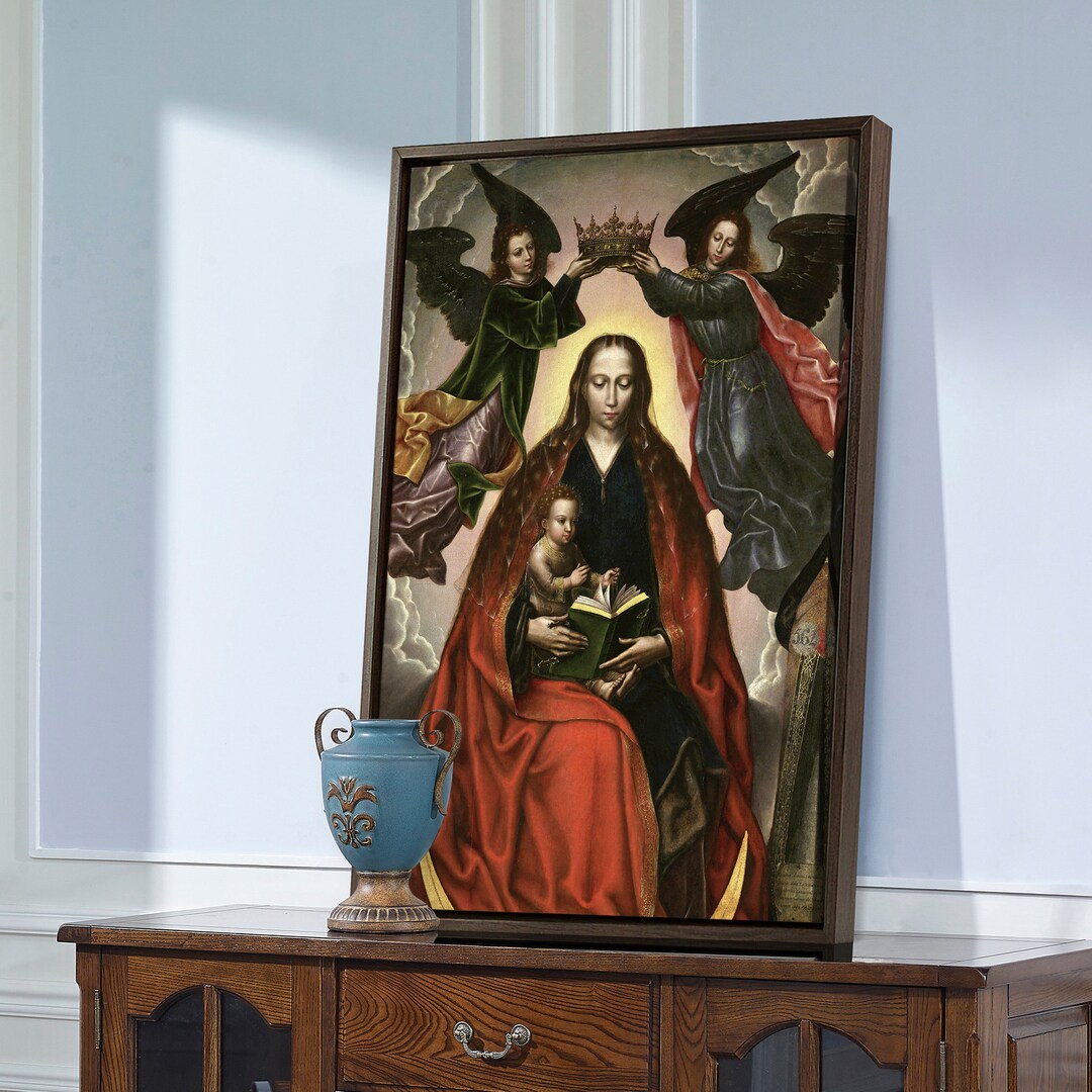 Marcellus Coffermans,the Virgin and Child,large Wall Art,framed Wall ...