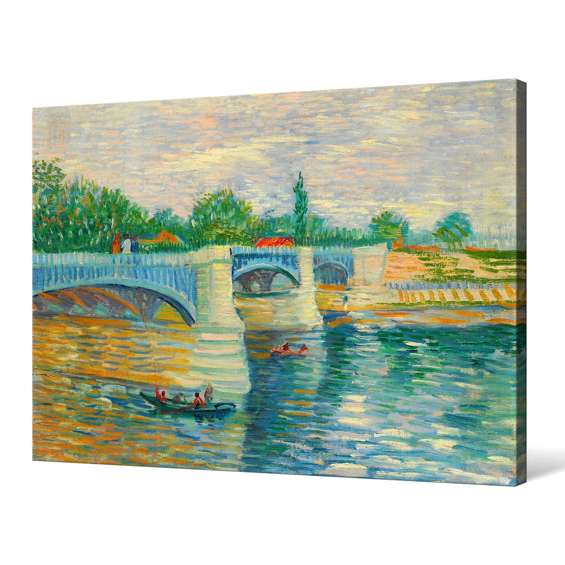 Vincent Van Gogh,the Bridge at Courbevoie,canvas Print,canvas Art ...