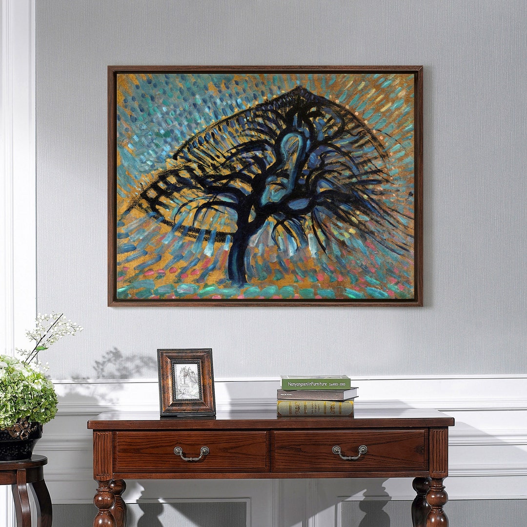Piet Mondrian,apple Tree, Pointillist Version by Mondrian,large Wall ...