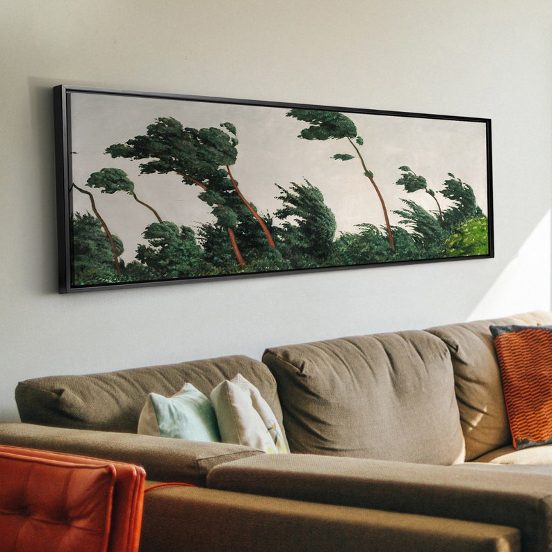 The Wind,woods in the Wind, Tree Landscape Art,canvas Print,canvas Art ...