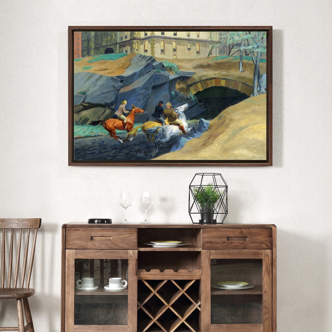 Edward Hopper,bridle Path,horse Riding Art,canvas Print,canvas Art ...