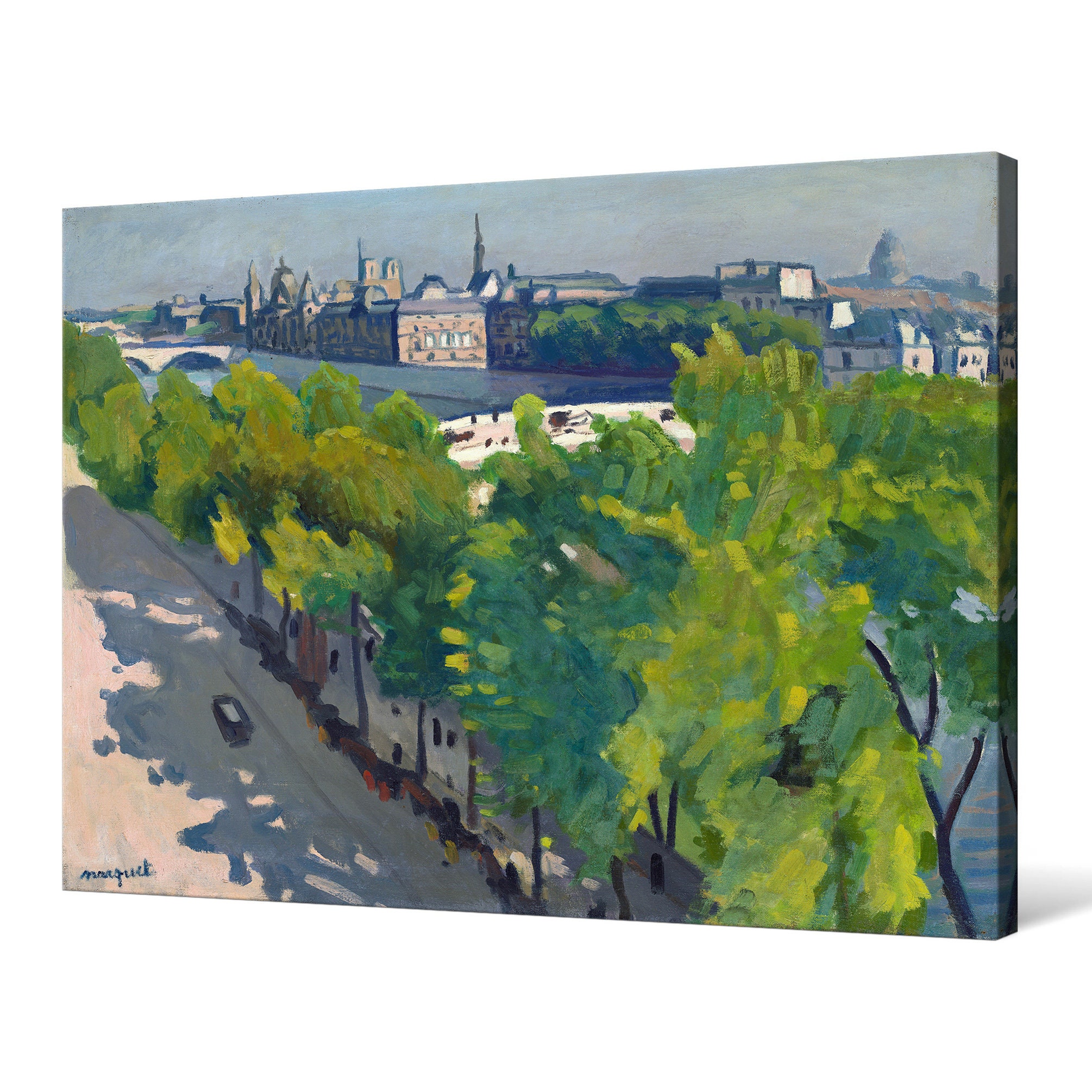 Albert MarquetQuay of the Louvre and Pont NeufQuay in | Etsy