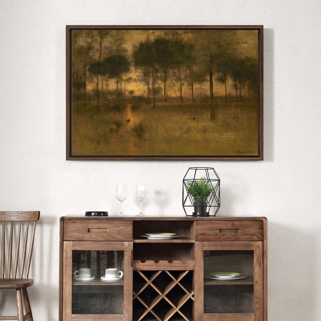 George Inness,the Home of the Heron,large Wall Art,framed Wall Art ...