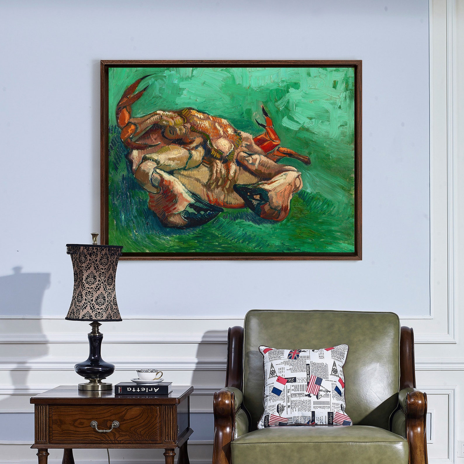Vincent Van Gogh,a Crab on Its Back,crab Still Life Art,canvas Print ...