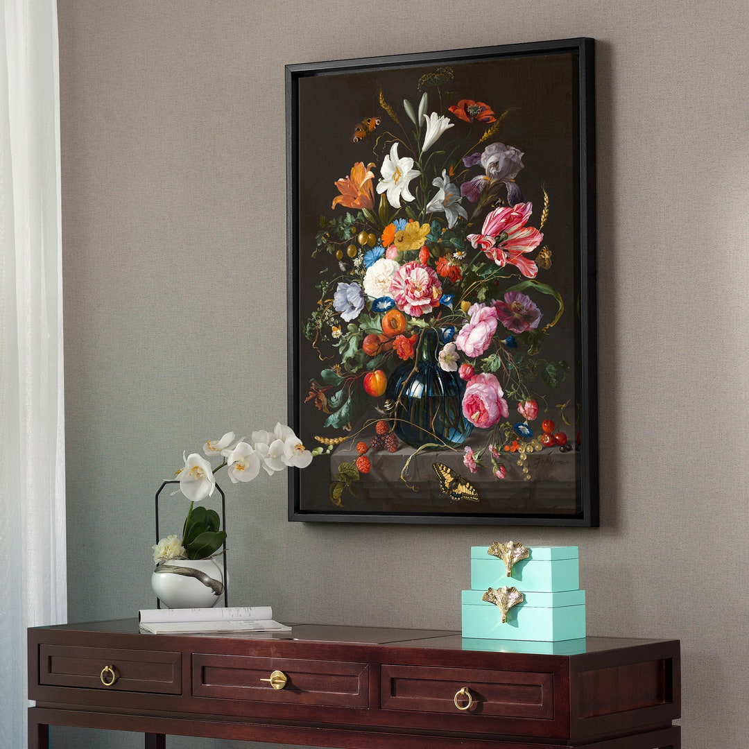 Jan Davidsz. De Heem,vase of Flowers,still Life Vase,canvas Print ...