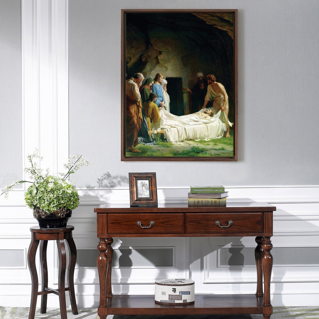 Carl Bloch,burial of Jesus,large Wall Art,framed Wall Art,canvas Wall ...
