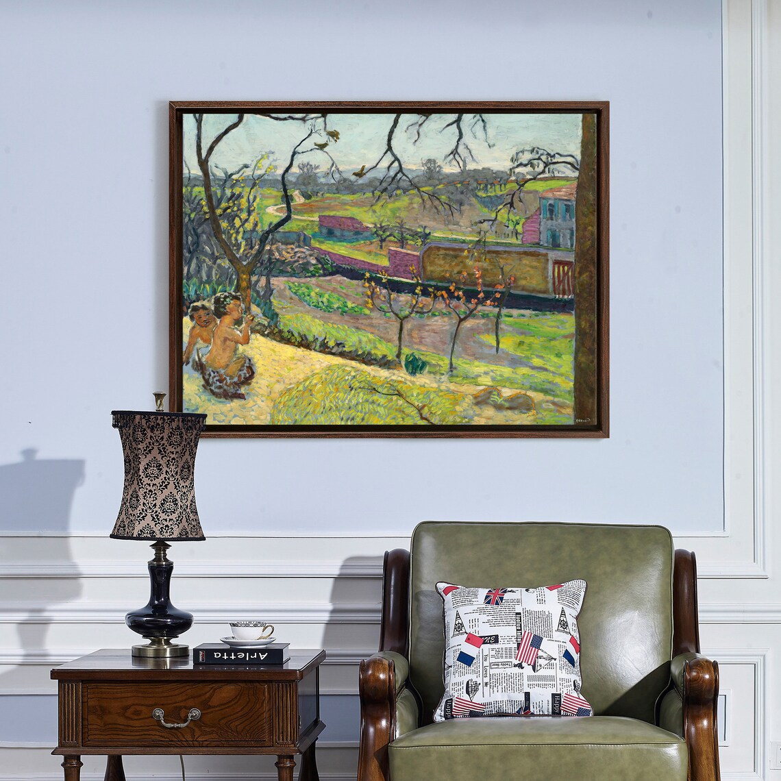 Pierre Bonnard,the Early Spring. Little Faunes,farmhouse Scenery,canvas ...