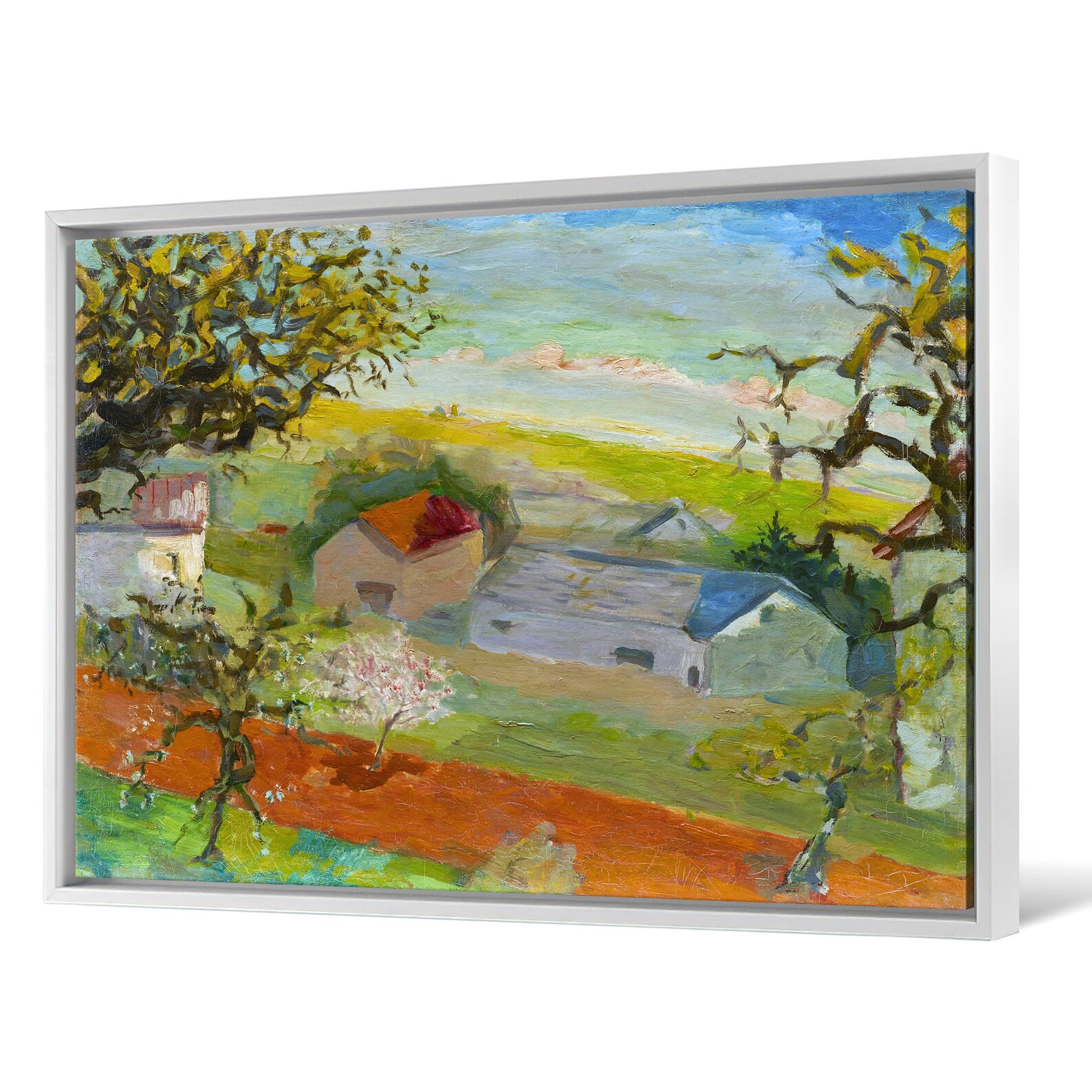 Morgan Russell La Ferme Au Couchesfarmhouse Scenerycanvas - Etsy