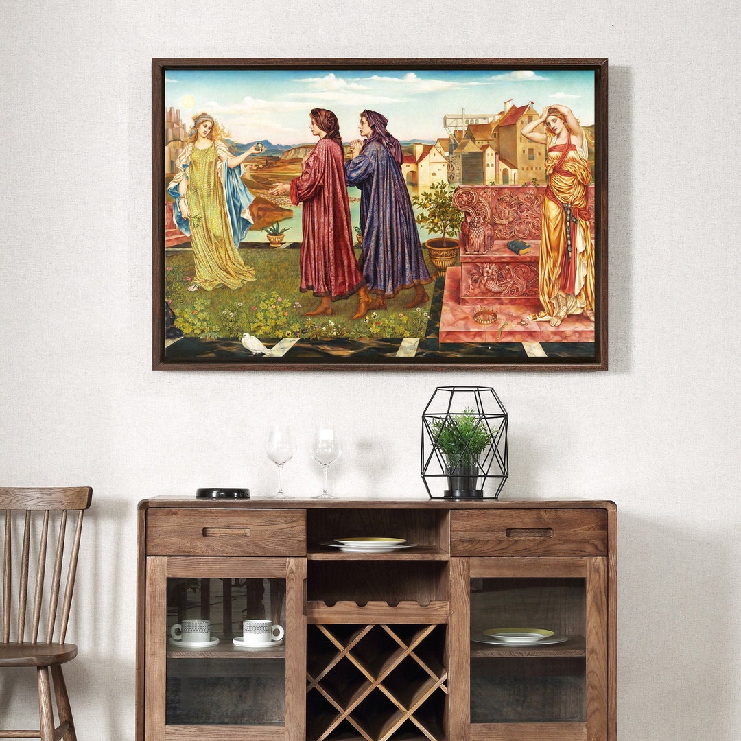Evelyn De Morgan,the Garden of Opportunity,canvas Print,canvas Art ...