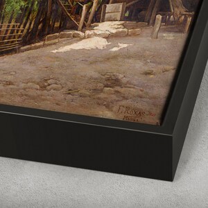 Felipe Arroyo Roxas,hut of Nypas,farmhouse Cabin Scenery,canvas Print ...