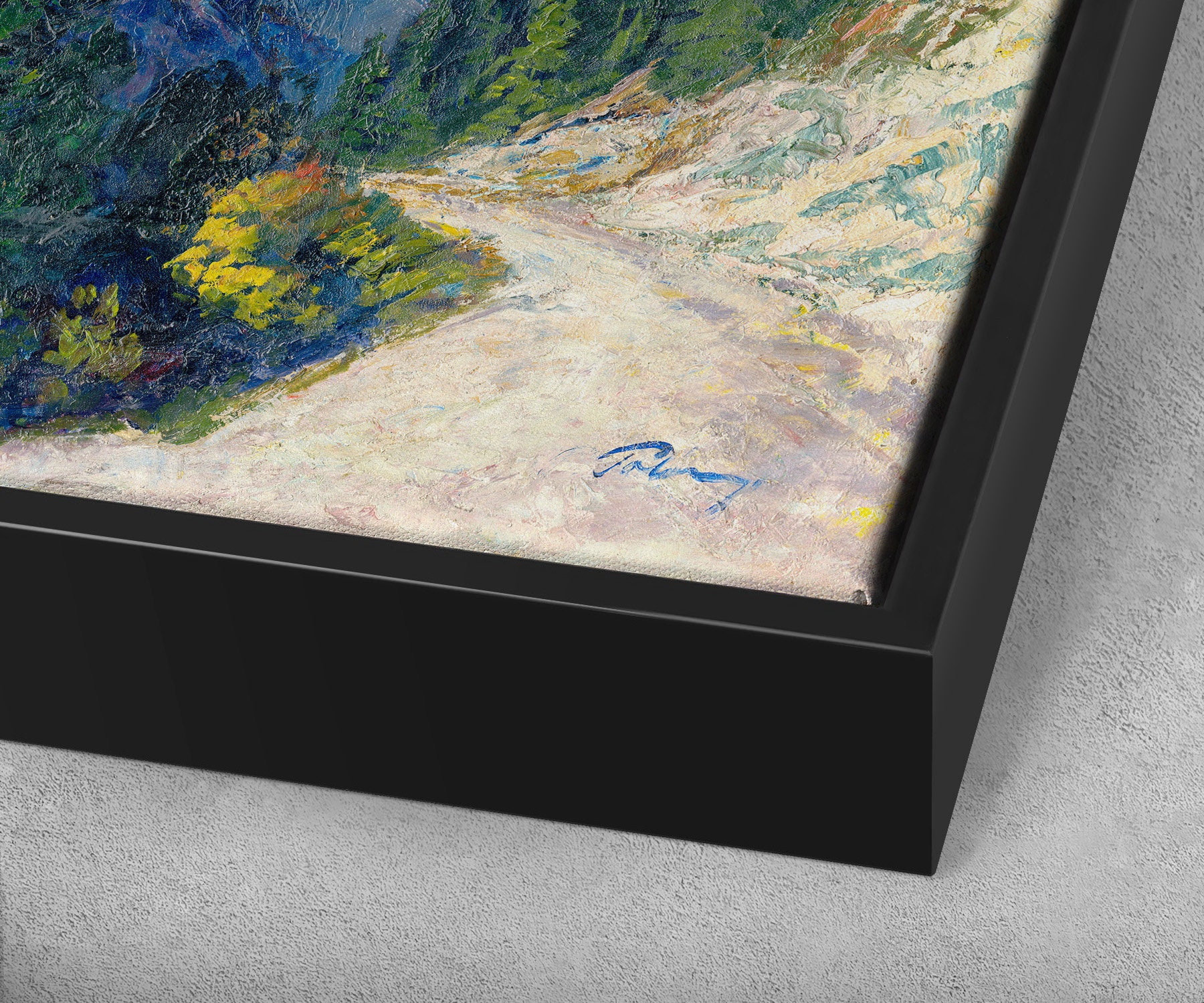 Mountain Forest Scenery,mountain Path,canvas Print,canvas Art,canvas ...