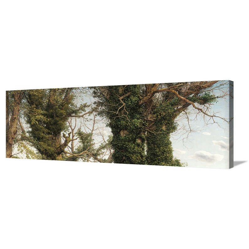 Old Oak Tree Tree Landscapecanvas Printcanvas Artcanvas - Etsy