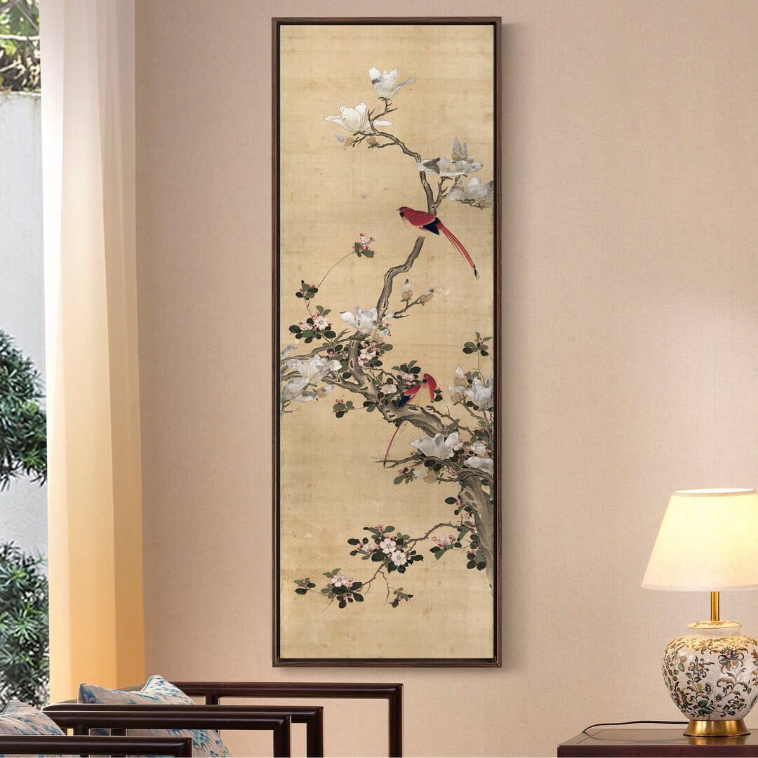 Chen Mei,magnolias and Birds,chinese Birds and Flowers Paintings ...