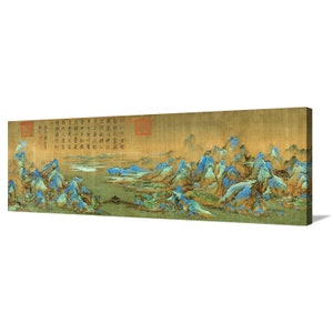 Wang Ximeng,a Thousand Li of Rivers and Mountains,canvas Print,canvas ...