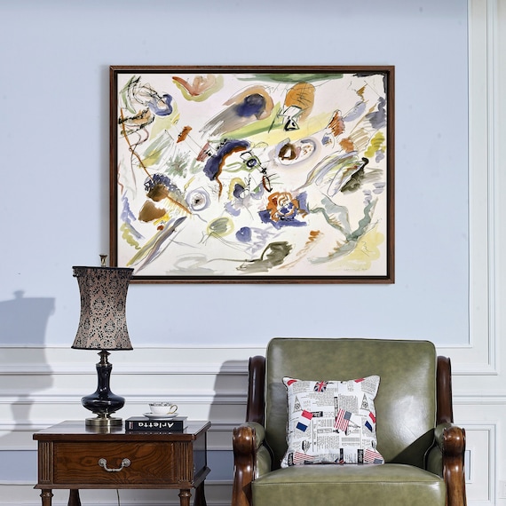 Wassily Kandinskyuntitledwatercolor Abstract Artabstract - Etsy